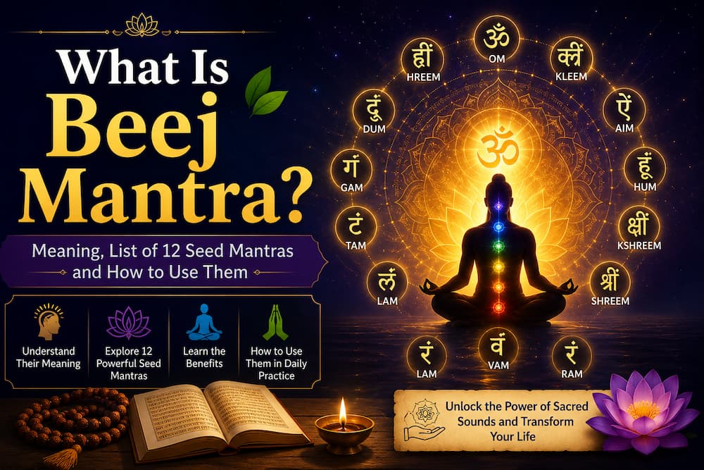 What Is Beej Mantra? Meaning, List of 12 Seed Mantras and How to Use Them